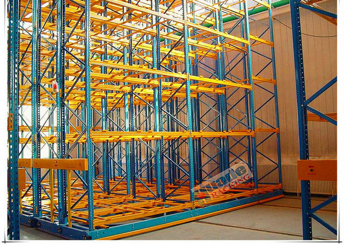 Semi Automated Mobile Storage Racks 2 Aisle Quantities Remote Control